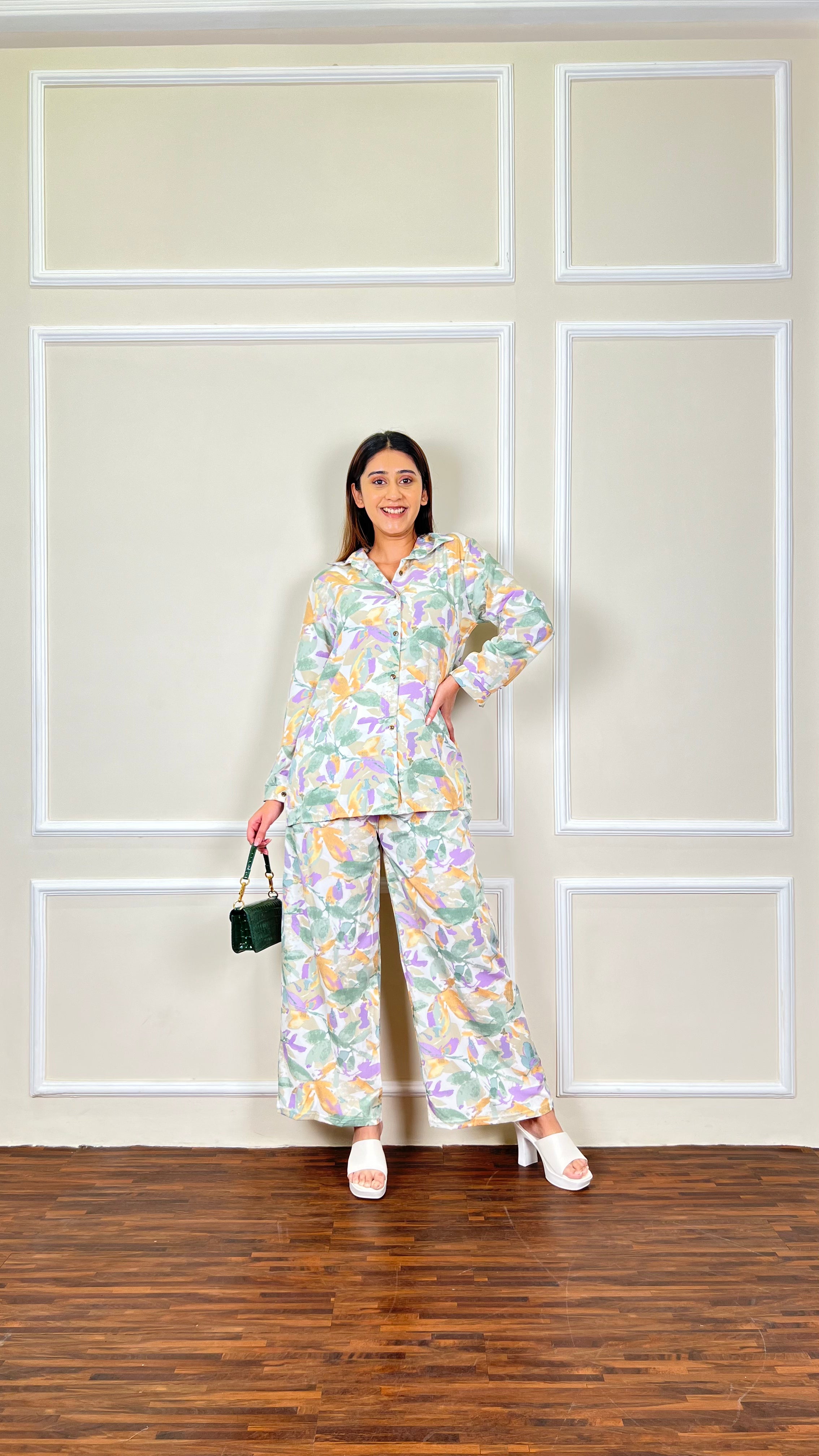 Soft Bloom Coord Set – Persian Stich