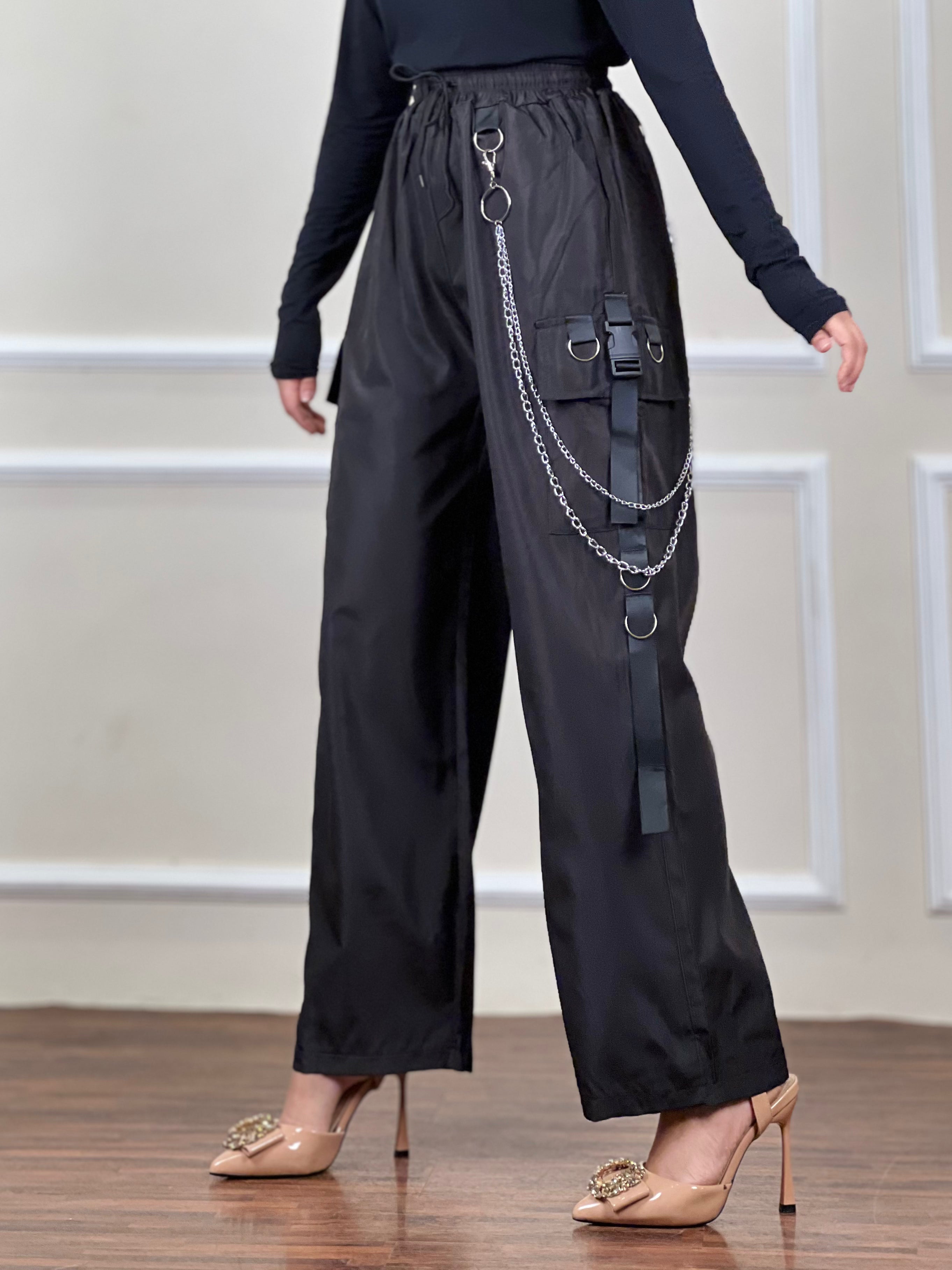 Obsidian Silk Trousers – Persian Stich